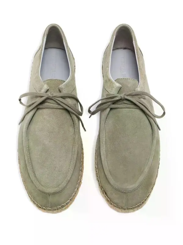 Frescobol Carioca Rodolfo Lace-up Espadrilles - Green