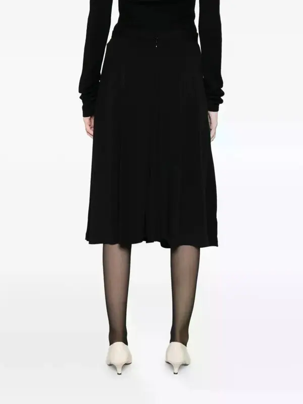 TOTEME Fluid Midi Skirt - Black