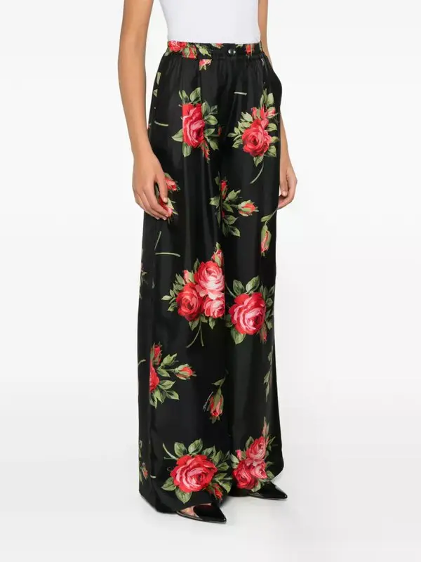 Dolce & Gabbana Floral-print Trousers
