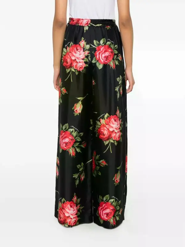 Dolce & Gabbana Floral-print Trousers
