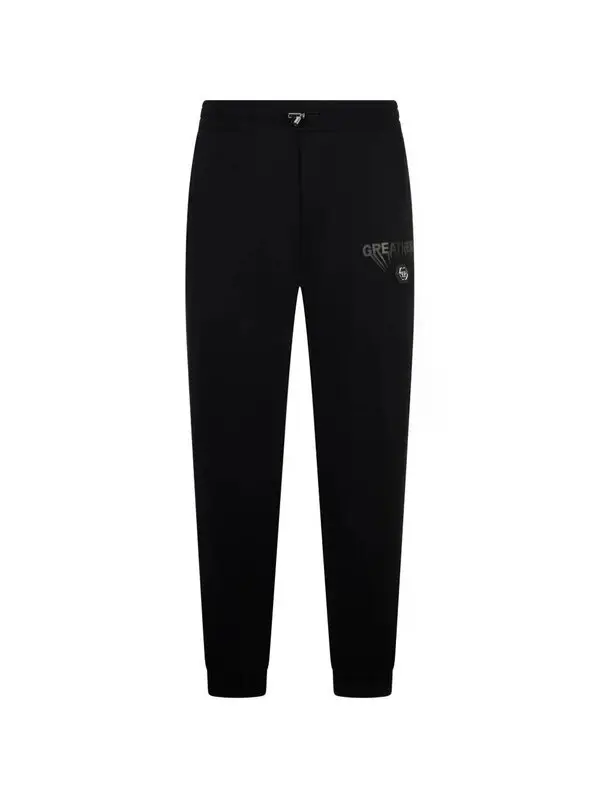 Philipp Plein Fleece Pants Greatness - Onyx