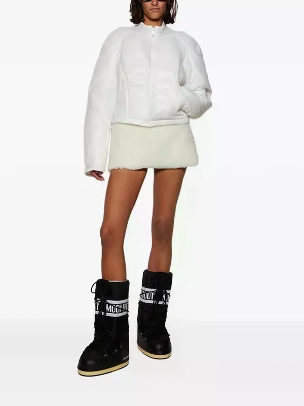 Natasha Zinko Shearling Mini Skirt