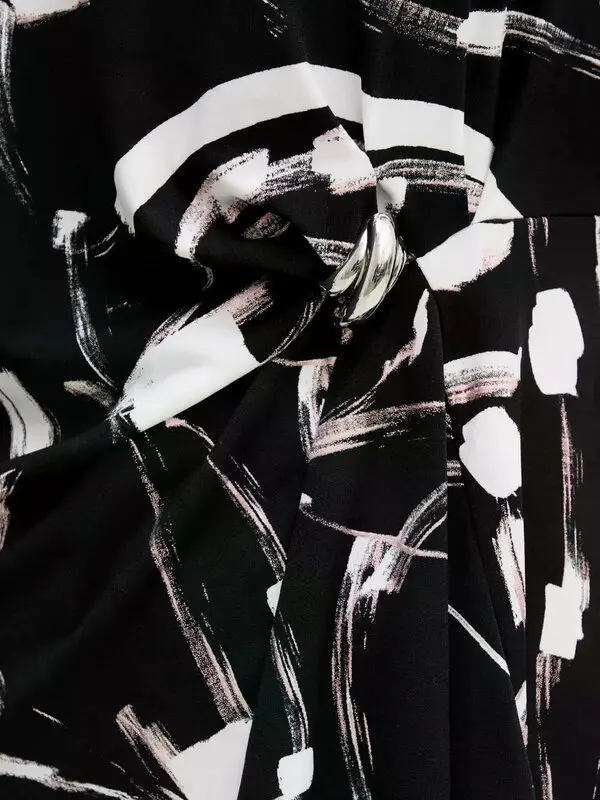 Joseph Ribkoff Graphic-print Knot Top