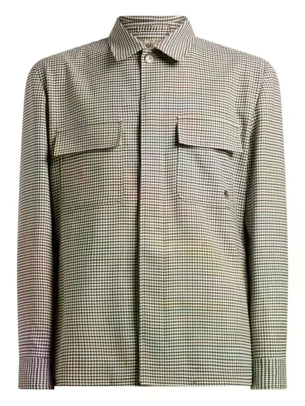 Etro Gingham Jacket - Brown