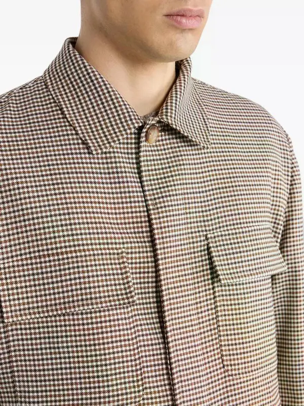 Etro Gingham Jacket - Brown