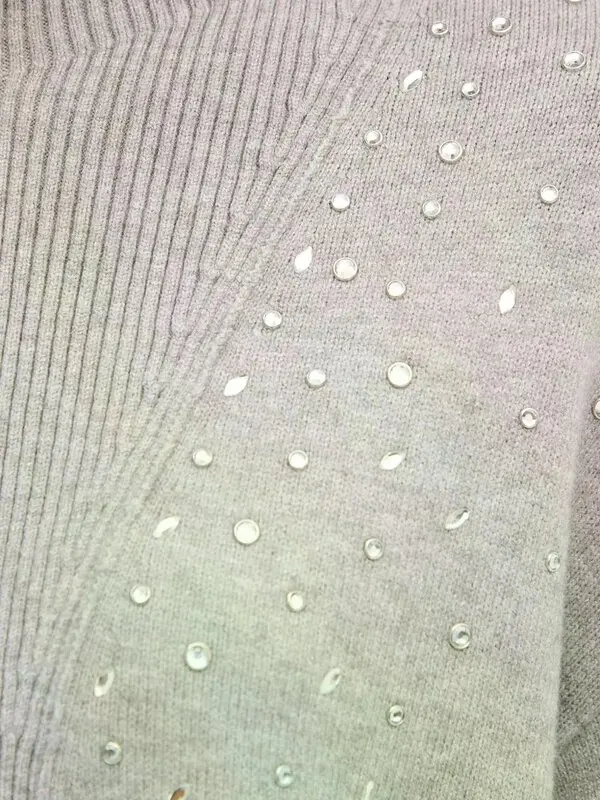 Joseph Ribkoff Embellished Half-zip Sweater