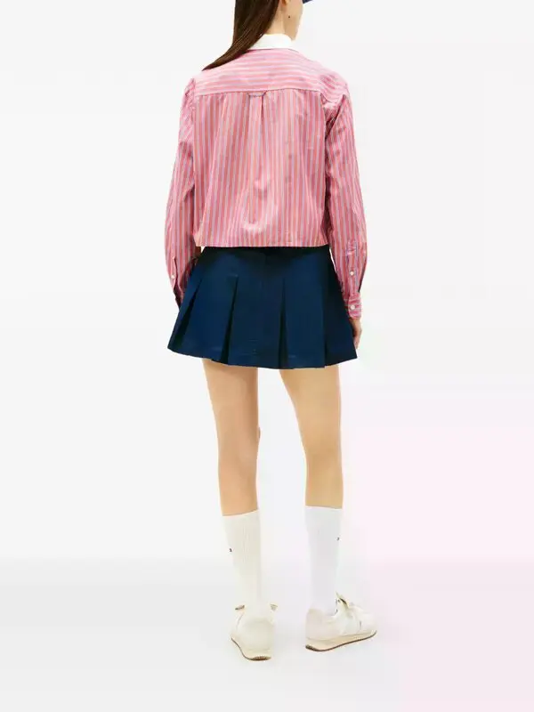 Tommy Hilfiger Striped Point Collar Shirt