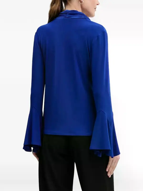 Joseph Ribkoff Cowl-neck Flared Blouse