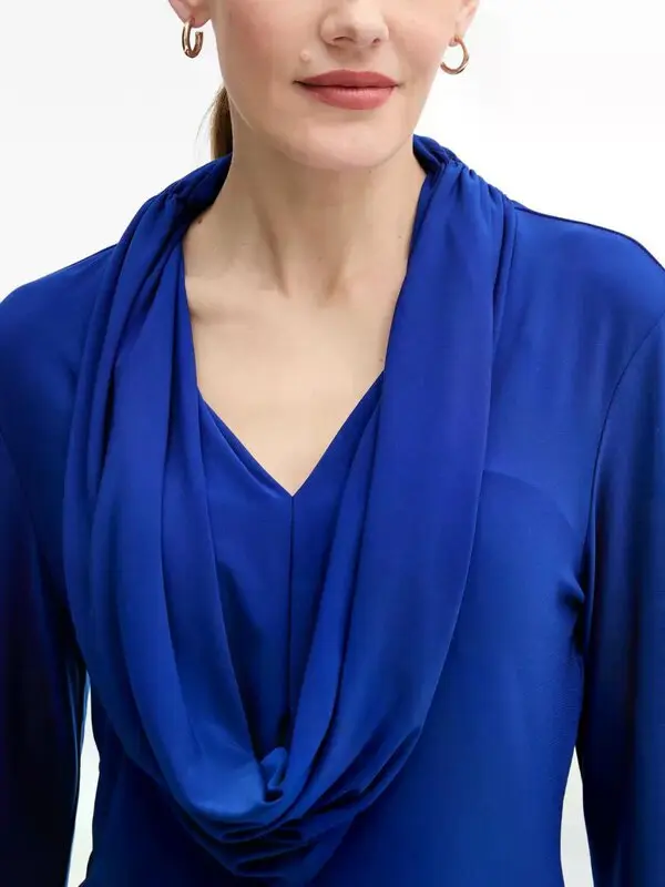Joseph Ribkoff Cowl-neck Flared Blouse