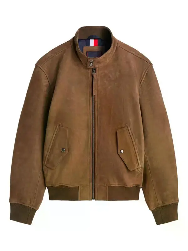 Tommy Hilfiger Zipped Leather Jacket