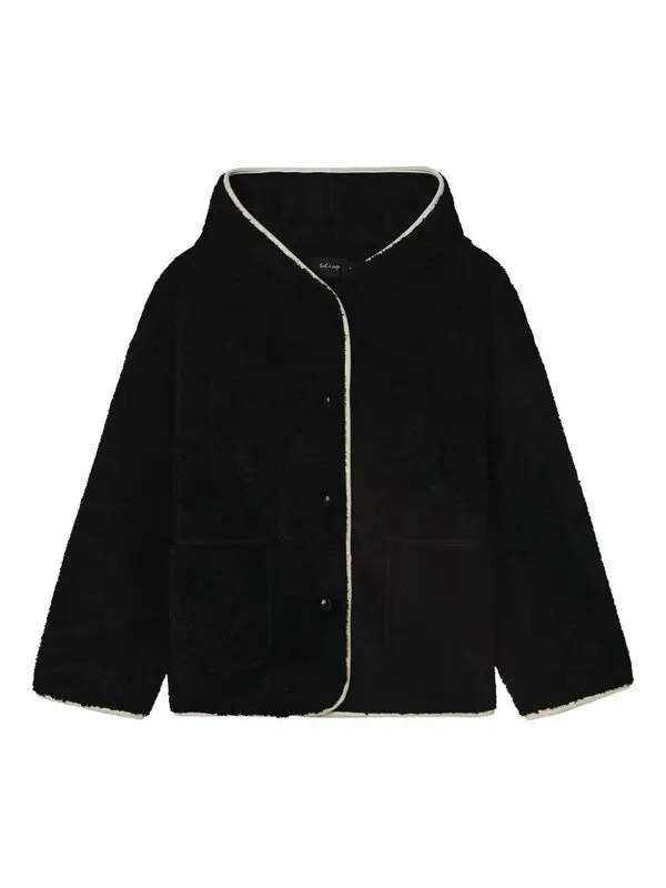 TOUT A COUP Hooded Pocket Jacket - Black