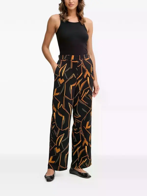 Joseph Ribkoff Geometric-pattern Trousers