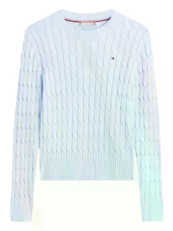 Tommy Hilfiger Cable-knit Logo Sweater