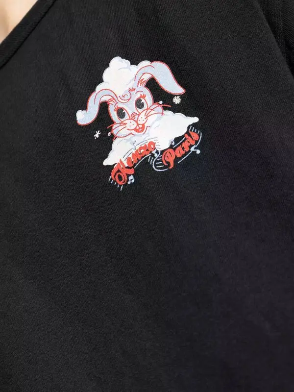 Kenzo Winter Holidays Rabbit-print T-shirt