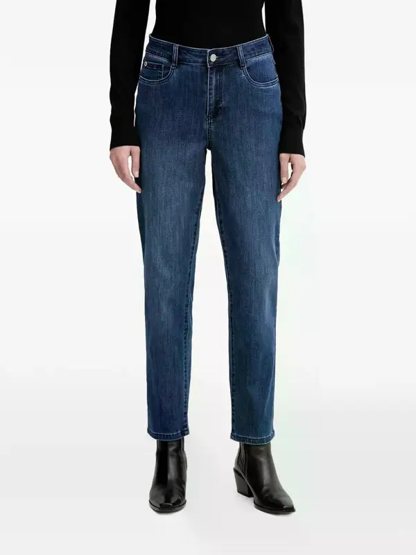 Joseph Ribkoff Denim Jeans With Silver-tone Hardware