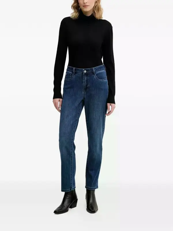 Joseph Ribkoff Denim Jeans With Silver-tone Hardware