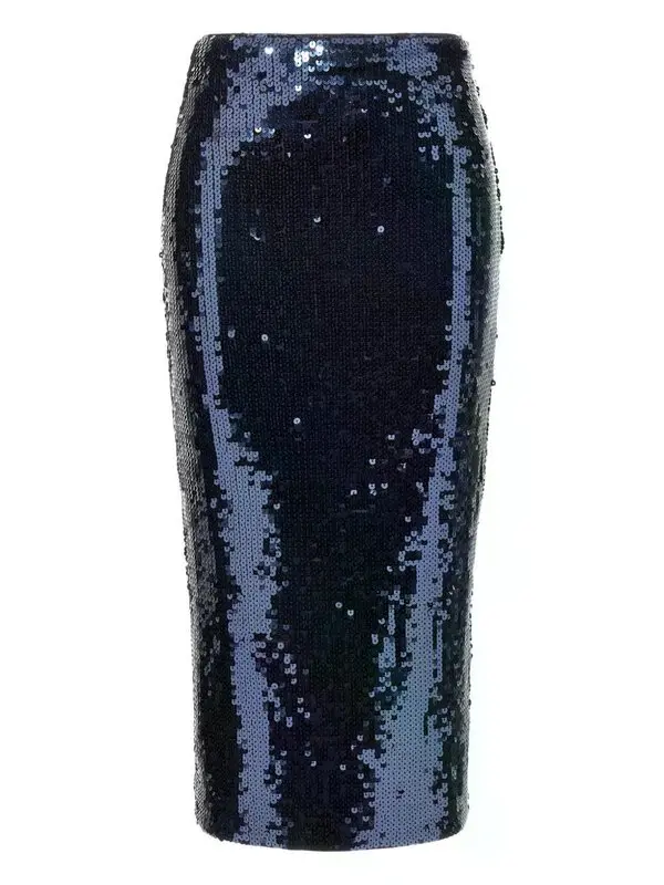 ROTATE BY BIRGER CHRISTENSEN Sequin Pencil Skirt - Blue