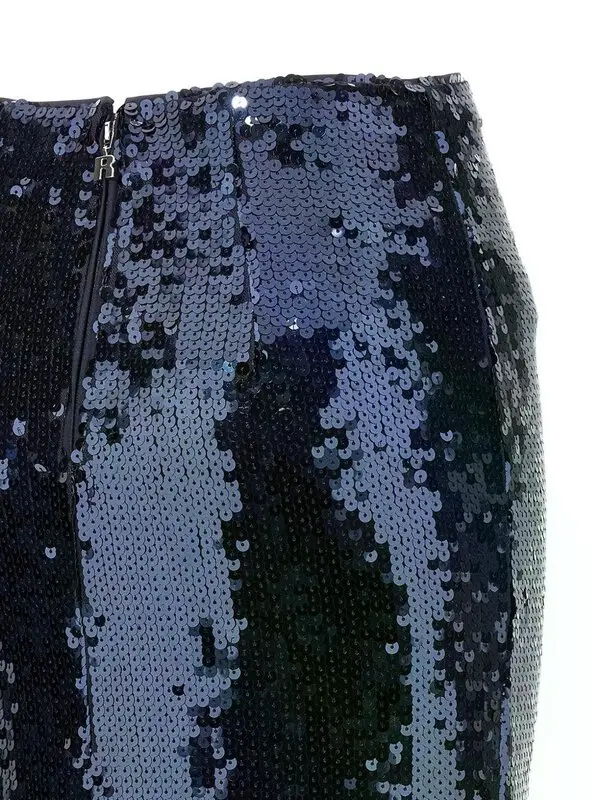ROTATE BY BIRGER CHRISTENSEN Sequin Pencil Skirt - Blue