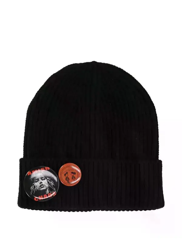 AMISH Ribbed Beanie - Black