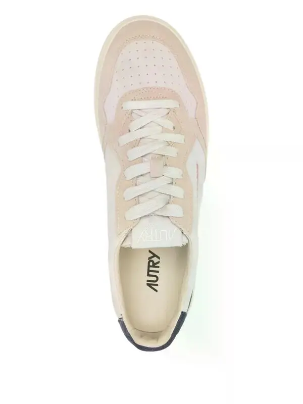 AUTRY Medalist Panelled Lace-up Sneakers - Neutrals