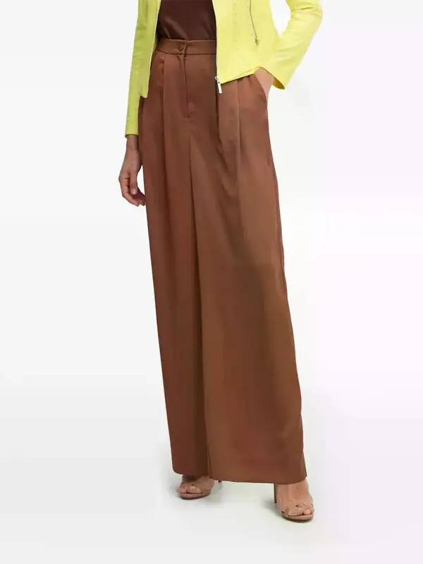 Joseph Ribkoff Pleated Wide-leg Trousers