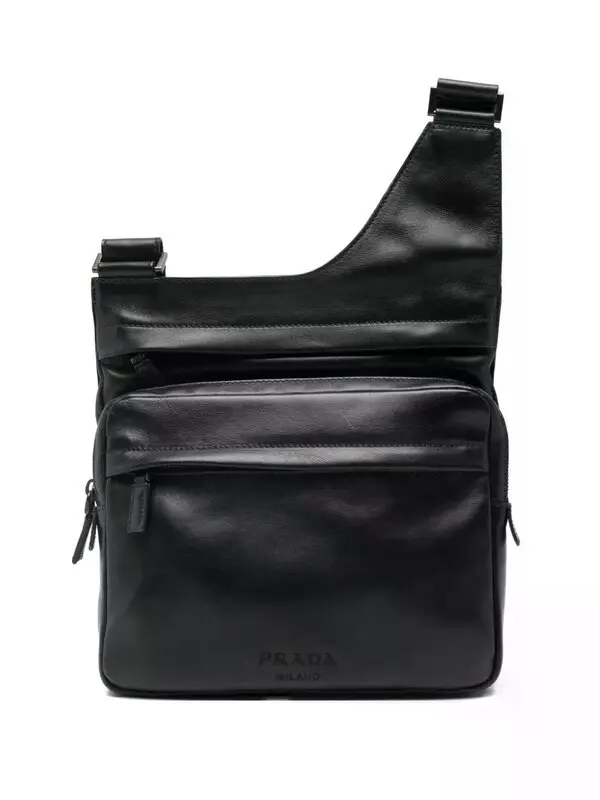 Prada Leather Shoulder Bag - Black