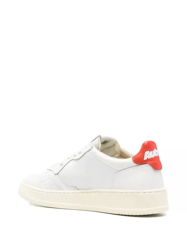 AUTRY Perforated Logo Sneakers - Neutrals