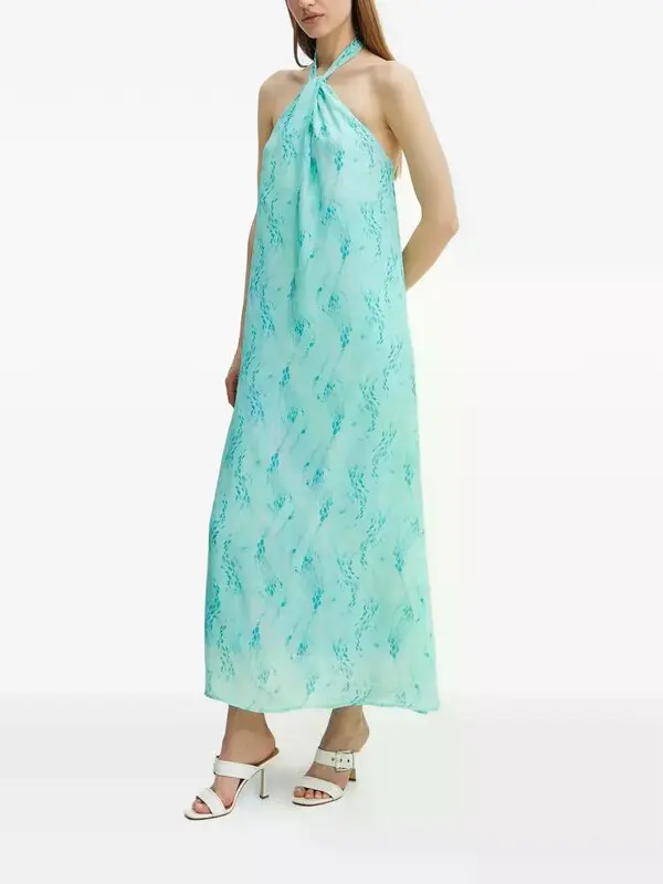 FRACOMINA Halterneck Tie Dress