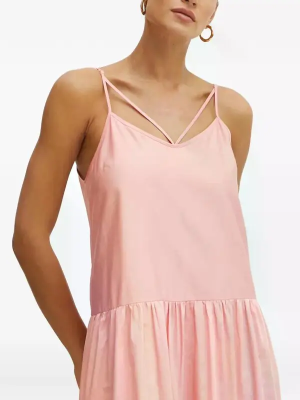 FRACOMINA Eyelet Tiered Dress