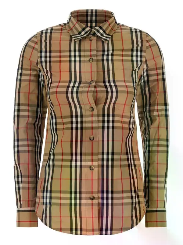 Burberry Lapwing Checked Shirt - Brown