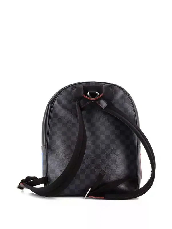 LOUIS VUITTON Josh Alps Patches Damier Graphite Backpack
