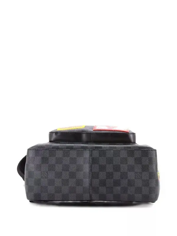 LOUIS VUITTON Josh Alps Patches Damier Graphite Backpack