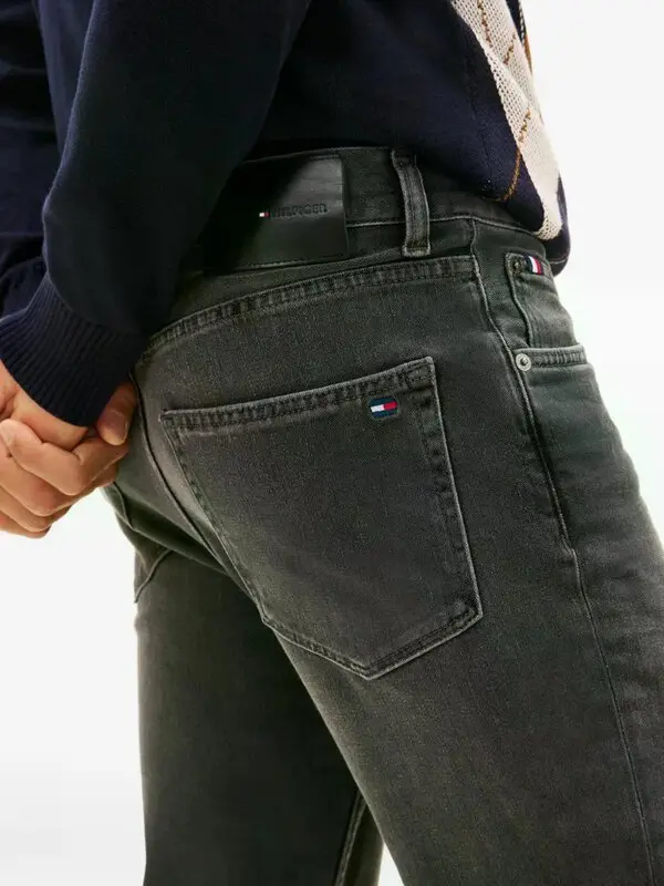 Tommy Hilfiger Slim-fit Jeans With Logo Patch