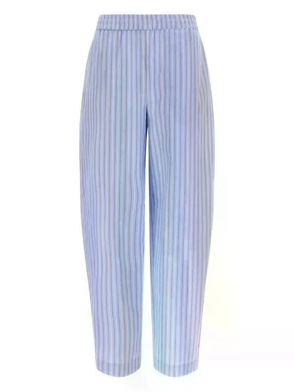 ROTATE BY BIRGER CHRISTENSEN Striped Tapered Trousers
