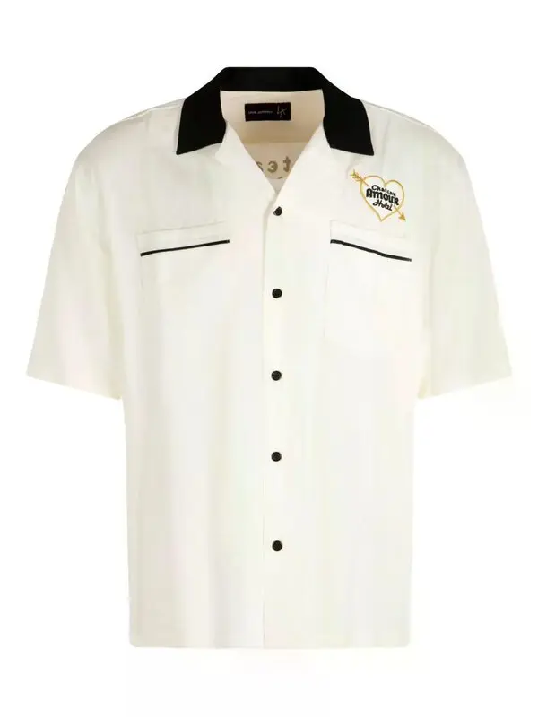 LOCAL AUTHORITY LA Graphic-print Cotton Shirt