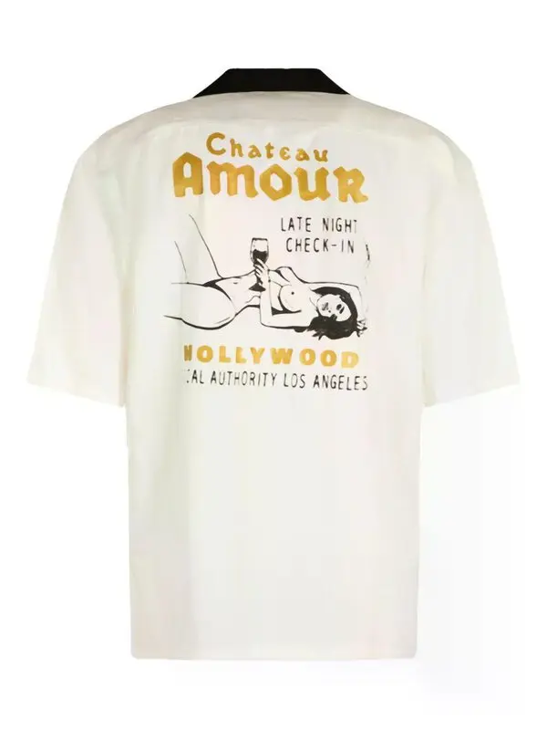LOCAL AUTHORITY LA Graphic-print Cotton Shirt