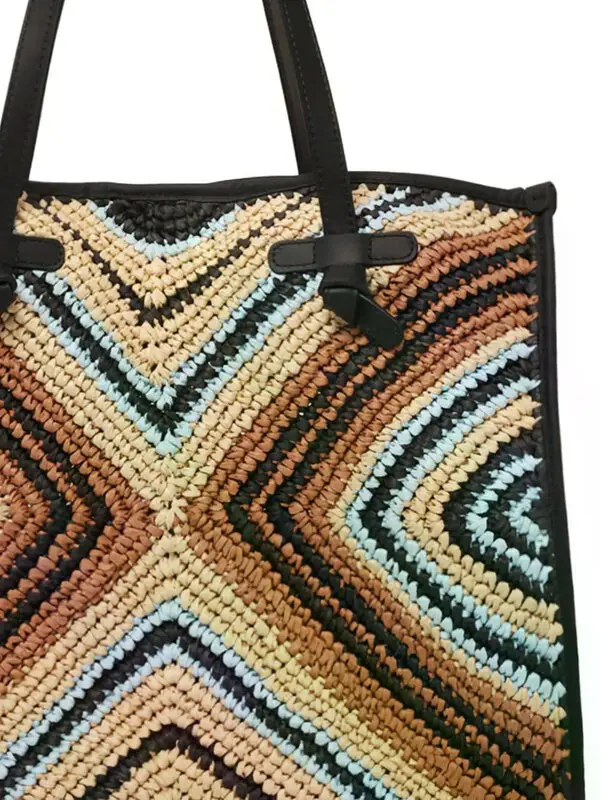 MARCELLA CLUB Chevron Pattern Tote Bag