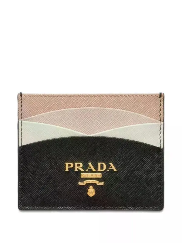 Prada Leather Card Holder - Black