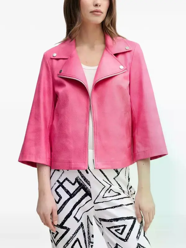 Joseph Ribkoff Zip-up Jacket - Pink