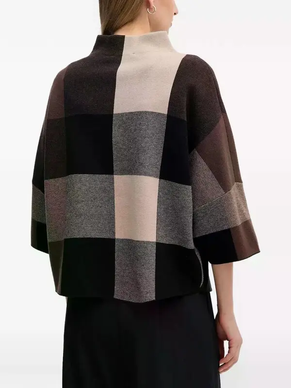 Joseph Ribkoff Check Button Sweater
