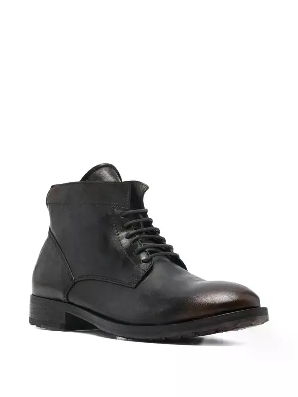 LEQARANT Lace-up Zip Boots