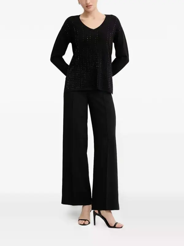 Joseph Ribkoff Embellished V-neck Jumper