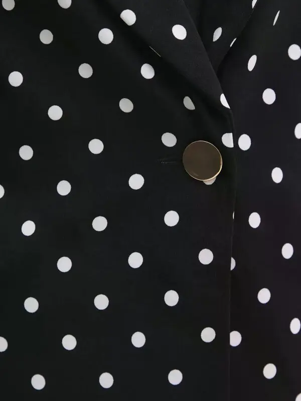 Joseph Ribkoff Polka-dot Pattern Blazer
