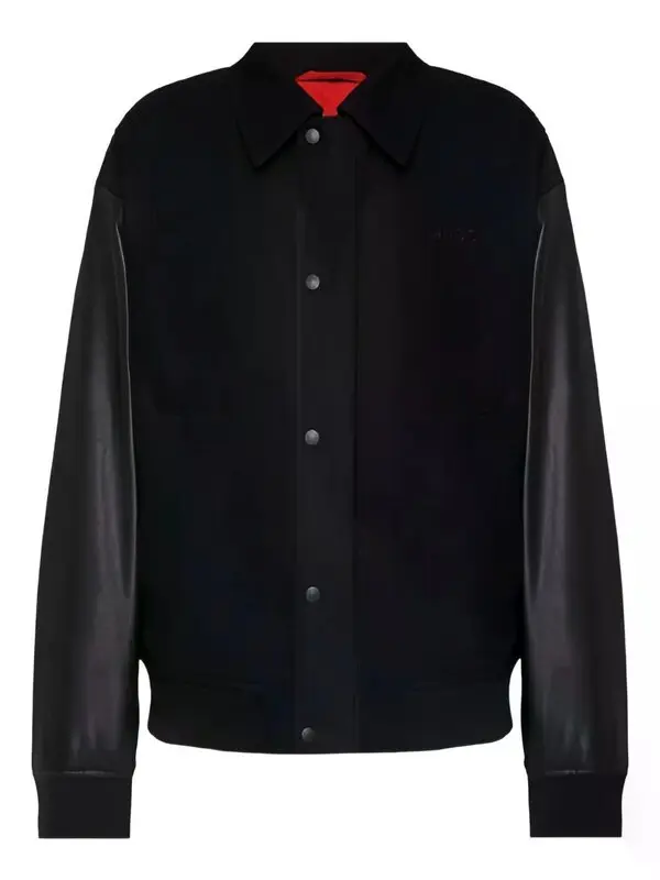Hugo Buttoned Bomber Jacket
