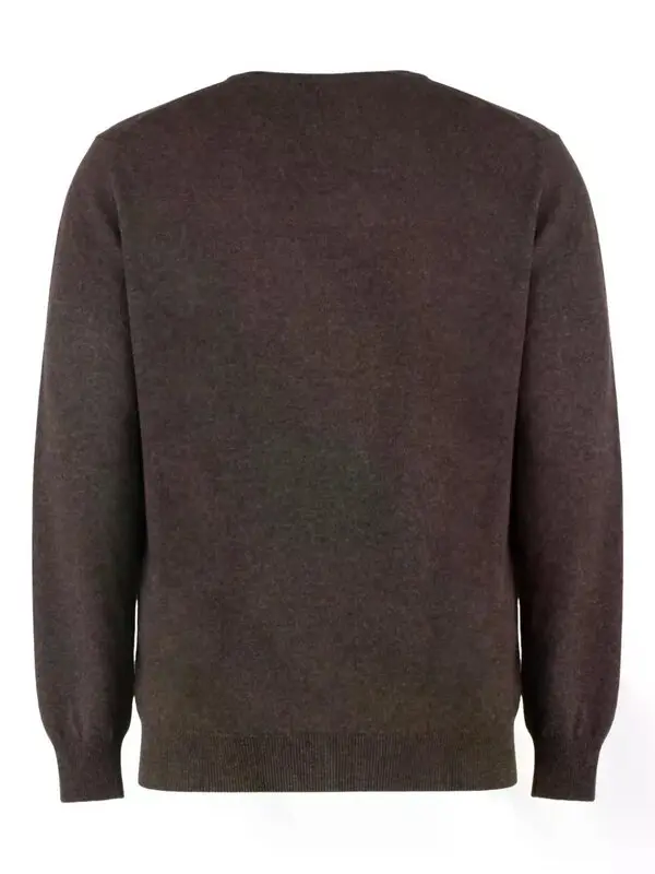 MOORER Orviet-odd Crew-neck Sweater - Brown