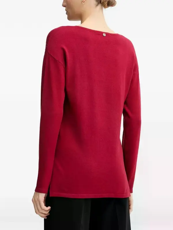 Joseph Ribkoff Embellished V-neck Top