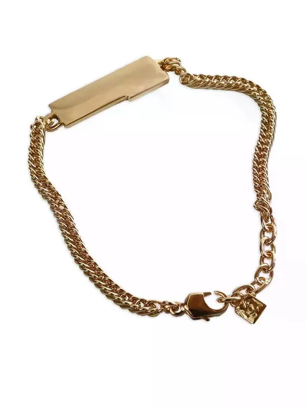 Givenchy Chain Plaque Bracelet - Gold