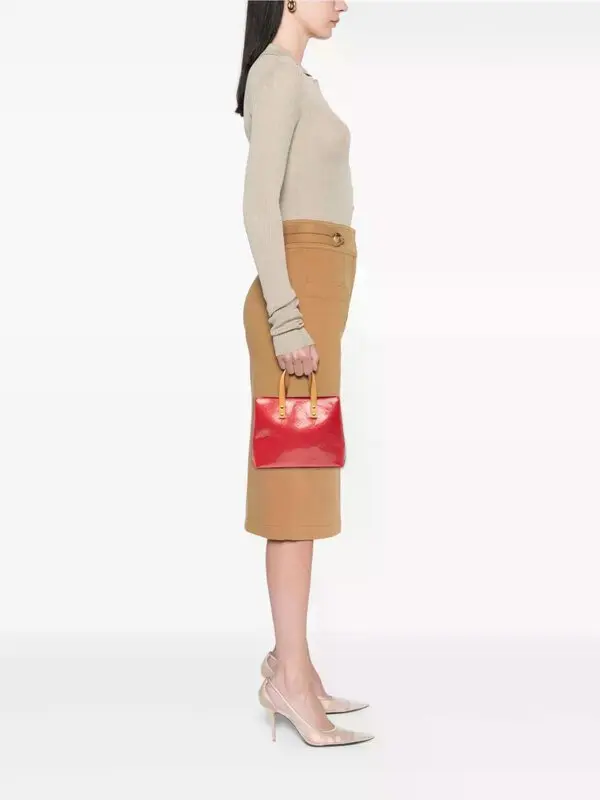 LOUIS VUITTON Monogram Vernis Reade Pm Handbag - Pink