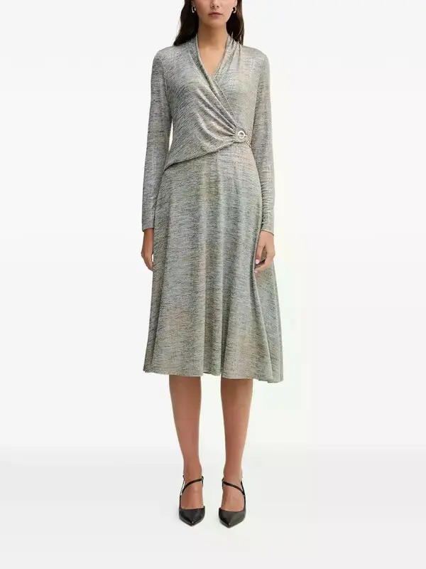 Joseph Ribkoff Chain-detail Midi Dress - Grey