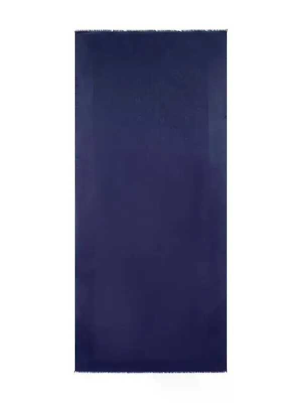 Etro Logo Scarf - Blue